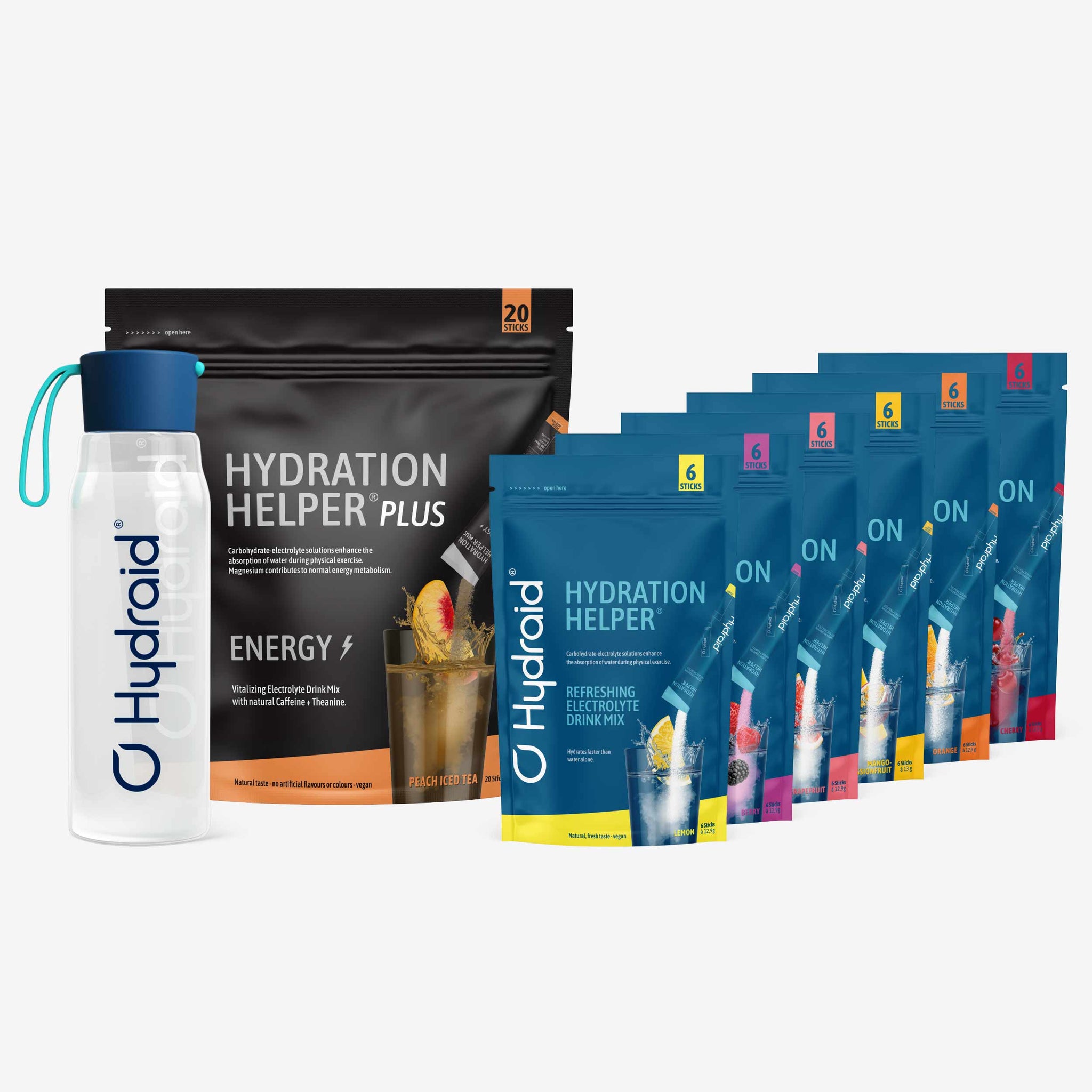 Hydration Helper® Starter Set XL Energy Peach Iced Tea