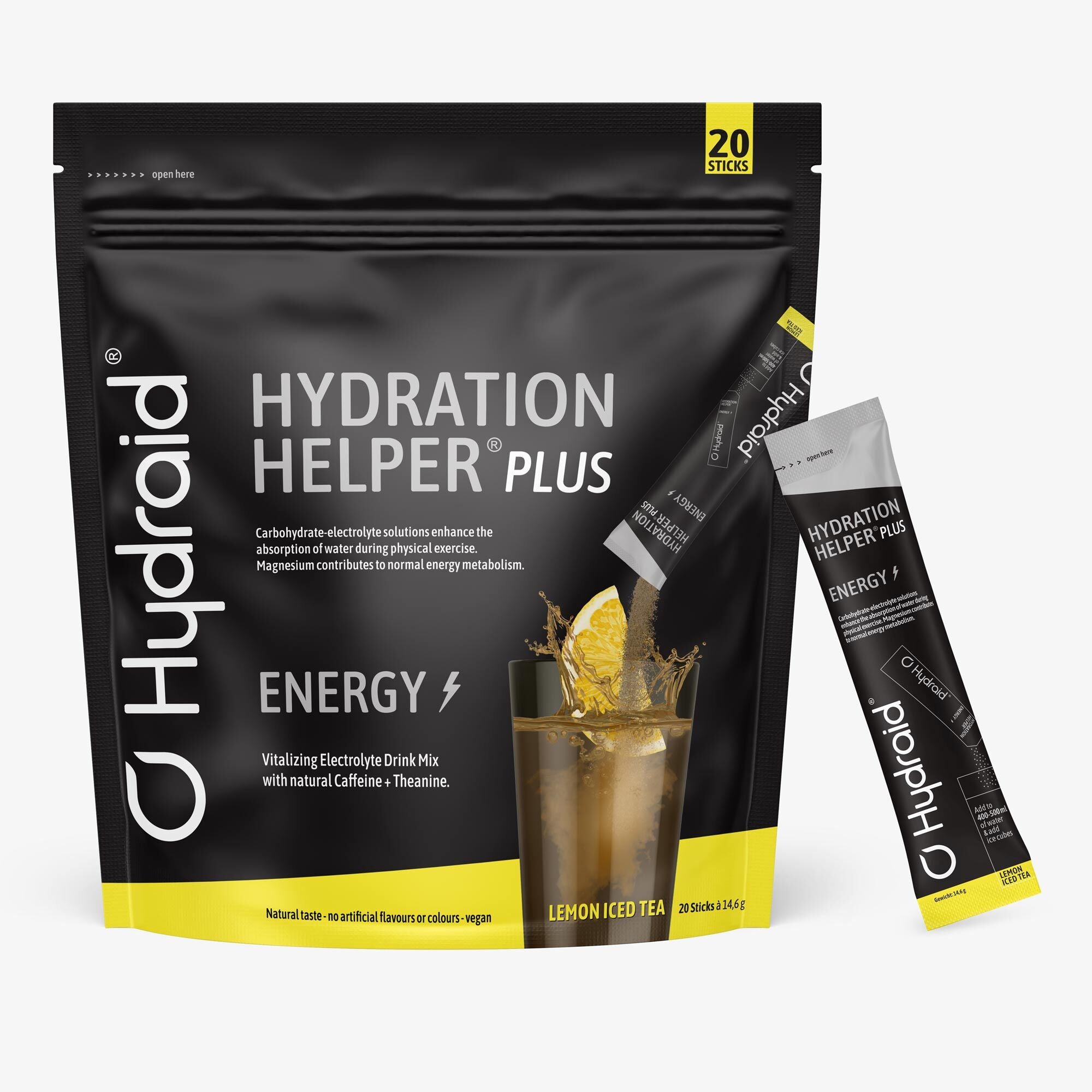 Hydration Helper® PLUS Energy - Lemon Iced Tea